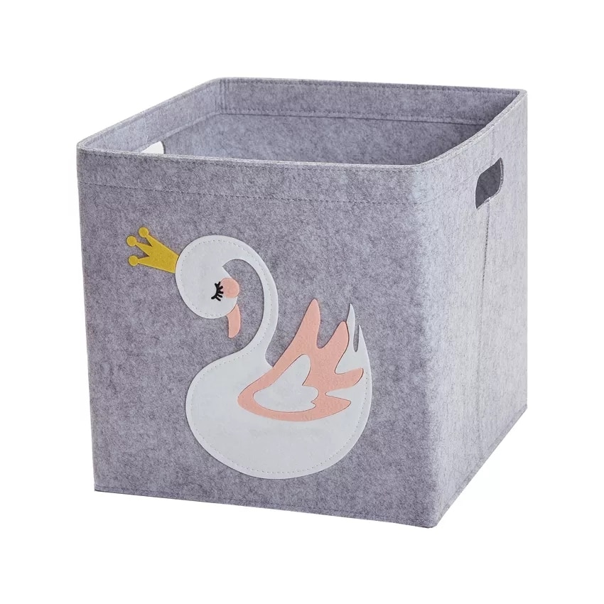 Swan Foldable Cube Storage Box